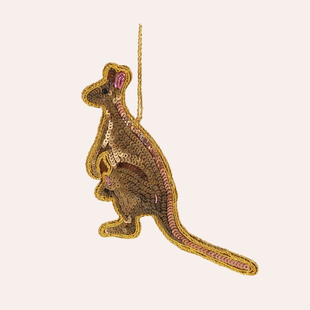 Kangaroo Hanging Tree Decoration – Thinkers & Makers
