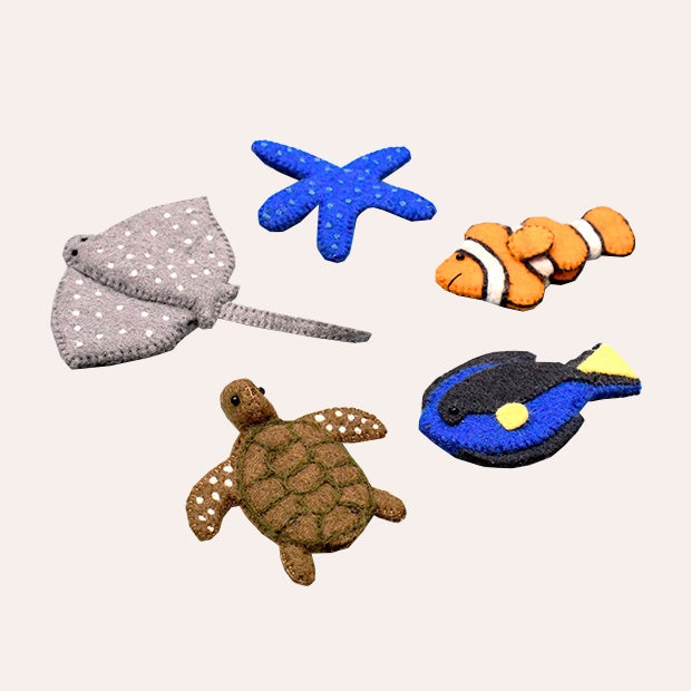 Australian Coral Reef Under the Sea - Finger Puppet Set – Thinkers & Makers