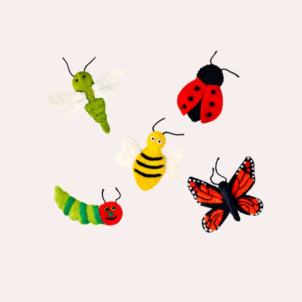 Insects and Bugs - Finger Puppet Set – Thinkers & Makers