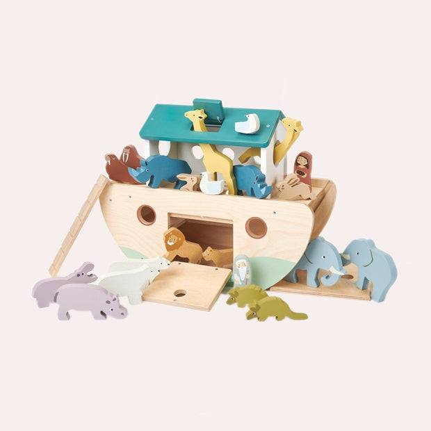Noah's Ark Wooden Toy Set – Thinkers & Makers