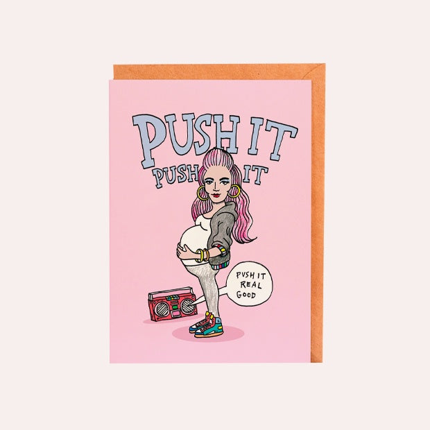 Wally - Push It - Single Card – Thinkers & Makers