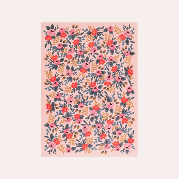 Rifle Paper Co - Single Wrapping Sheet - Blushing Rosa – Thinkers & Makers